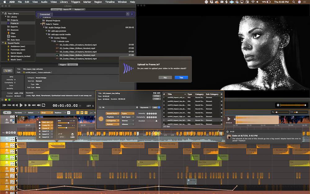 Audio Design Desk and Frame.io Develop Integration To Redefine Audio ...